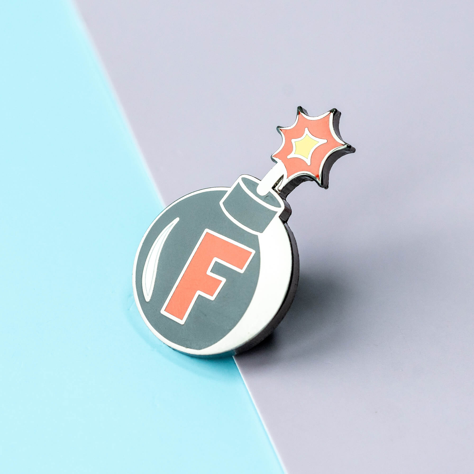 F Bomb Enamel Pin – Moonmoli