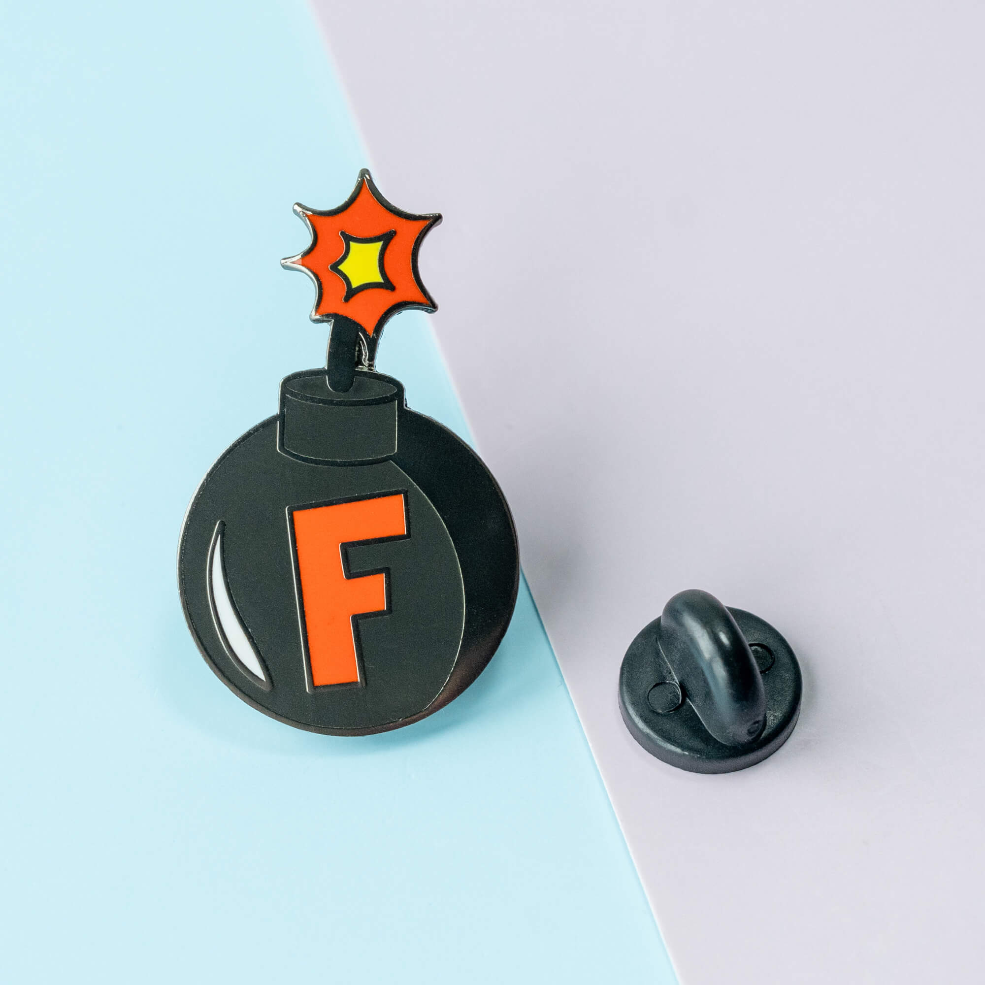 F Bomb Enamel Pin – Moonmoli