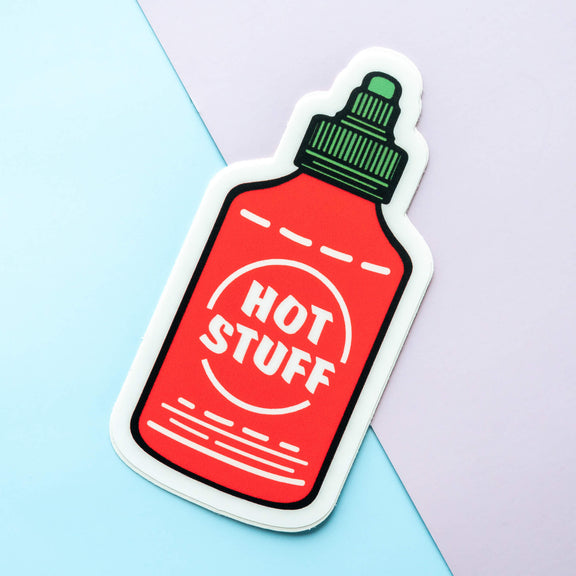 Hot Stuff Hot Sauce Vinyl Stickers – Moonmoli