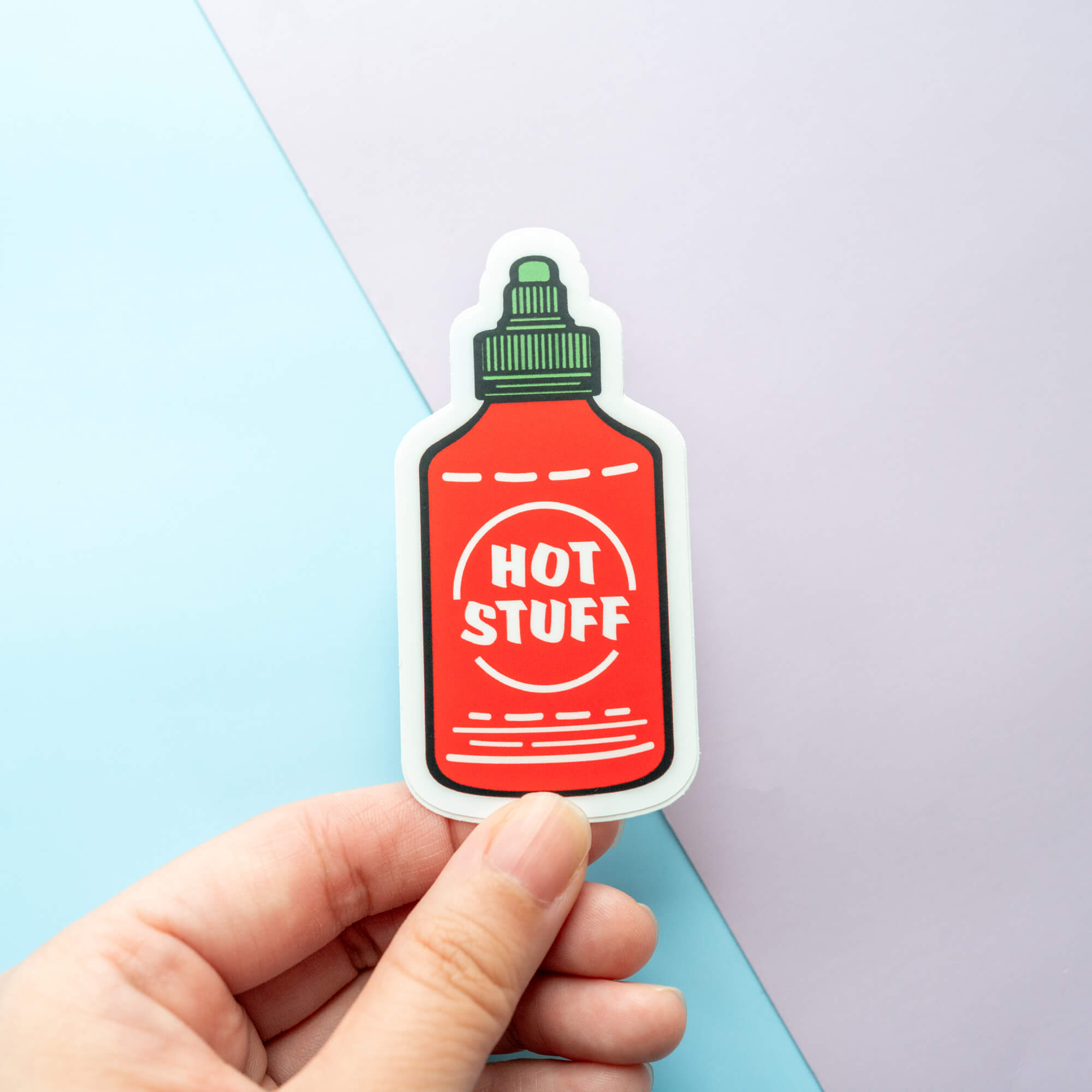 Hot Stuff Hot Sauce Vinyl Stickers – Moonmoli