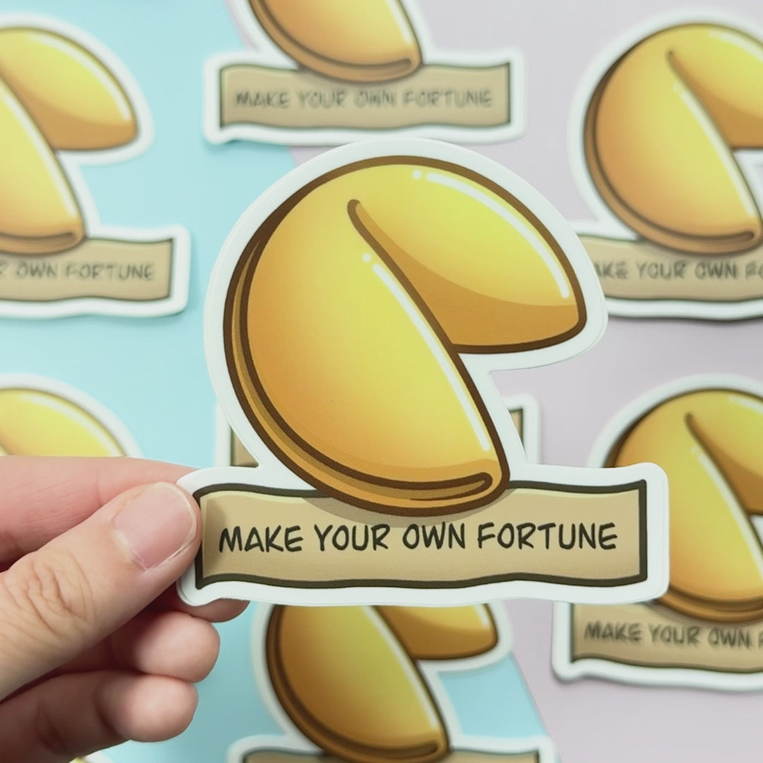 Make Your Own Fortune Cookie Vinyl Stickers – Moonmoli