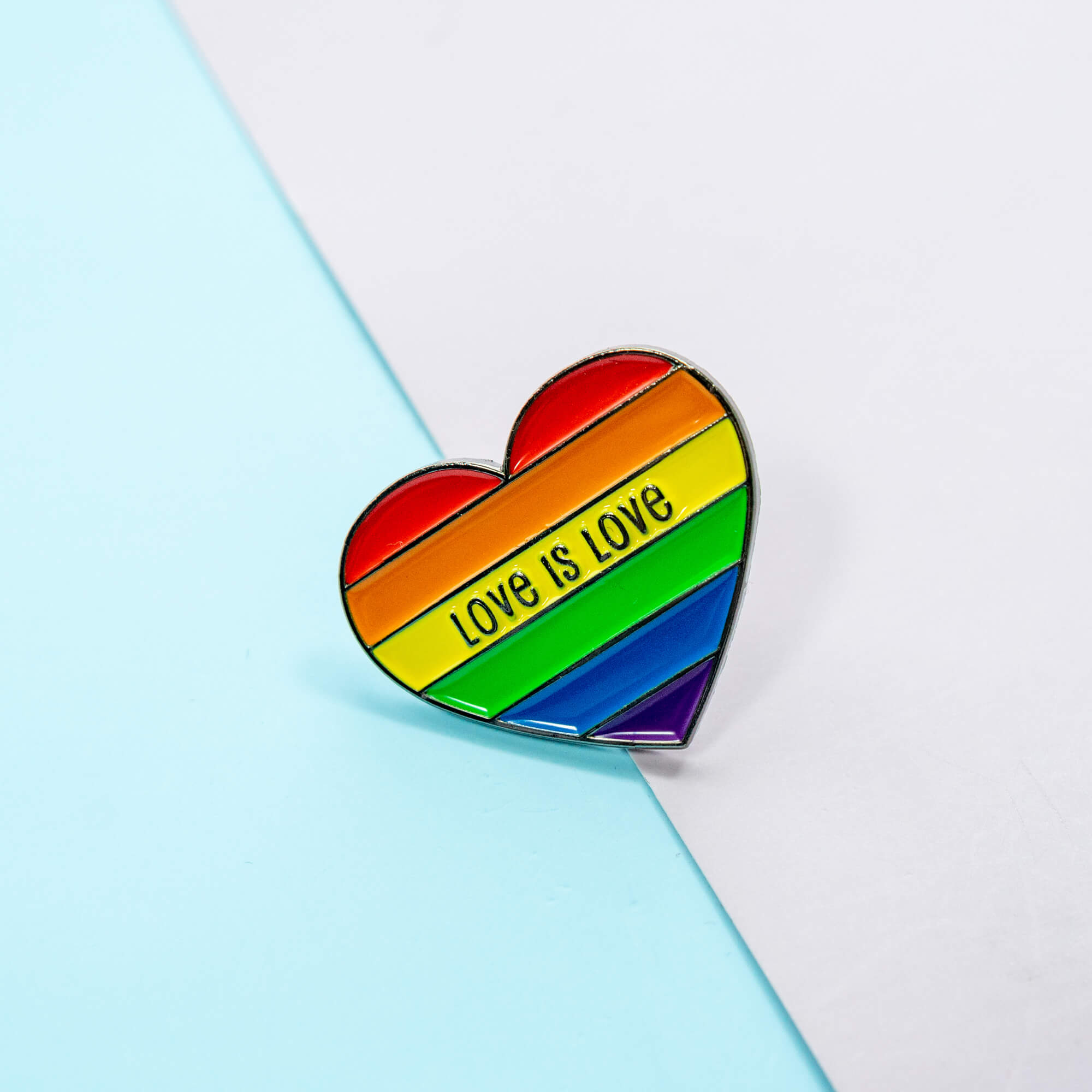 Love is Love Pride LGBTQ Enamel Pin – Moonmoli