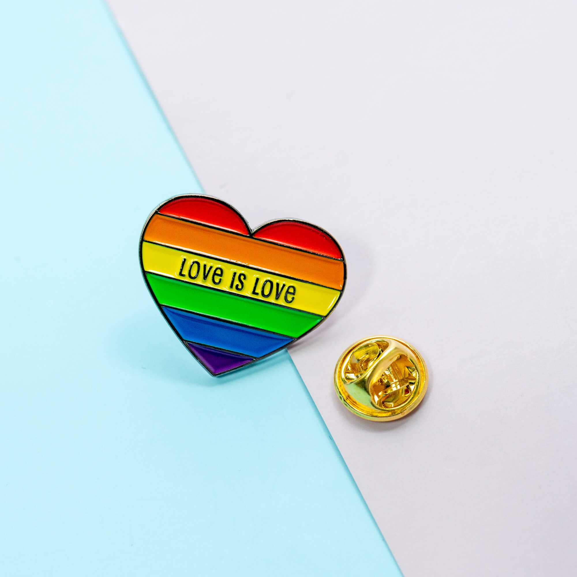 Love is Love Pride LGBTQ Enamel Pin – Moonmoli