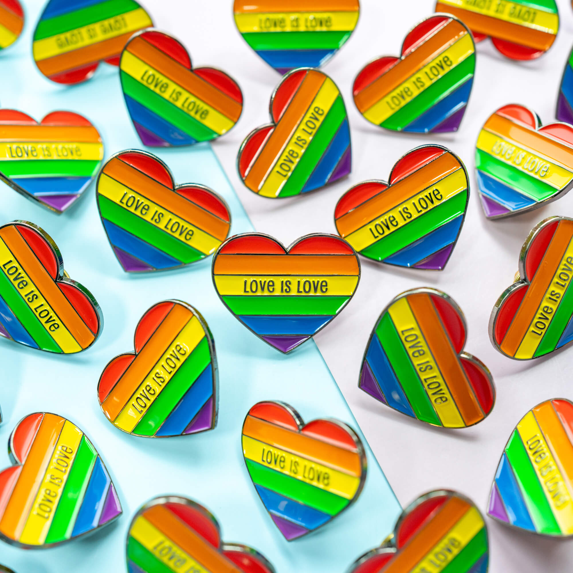 Love is Love Pride LGBTQ Enamel Pin – Moonmoli